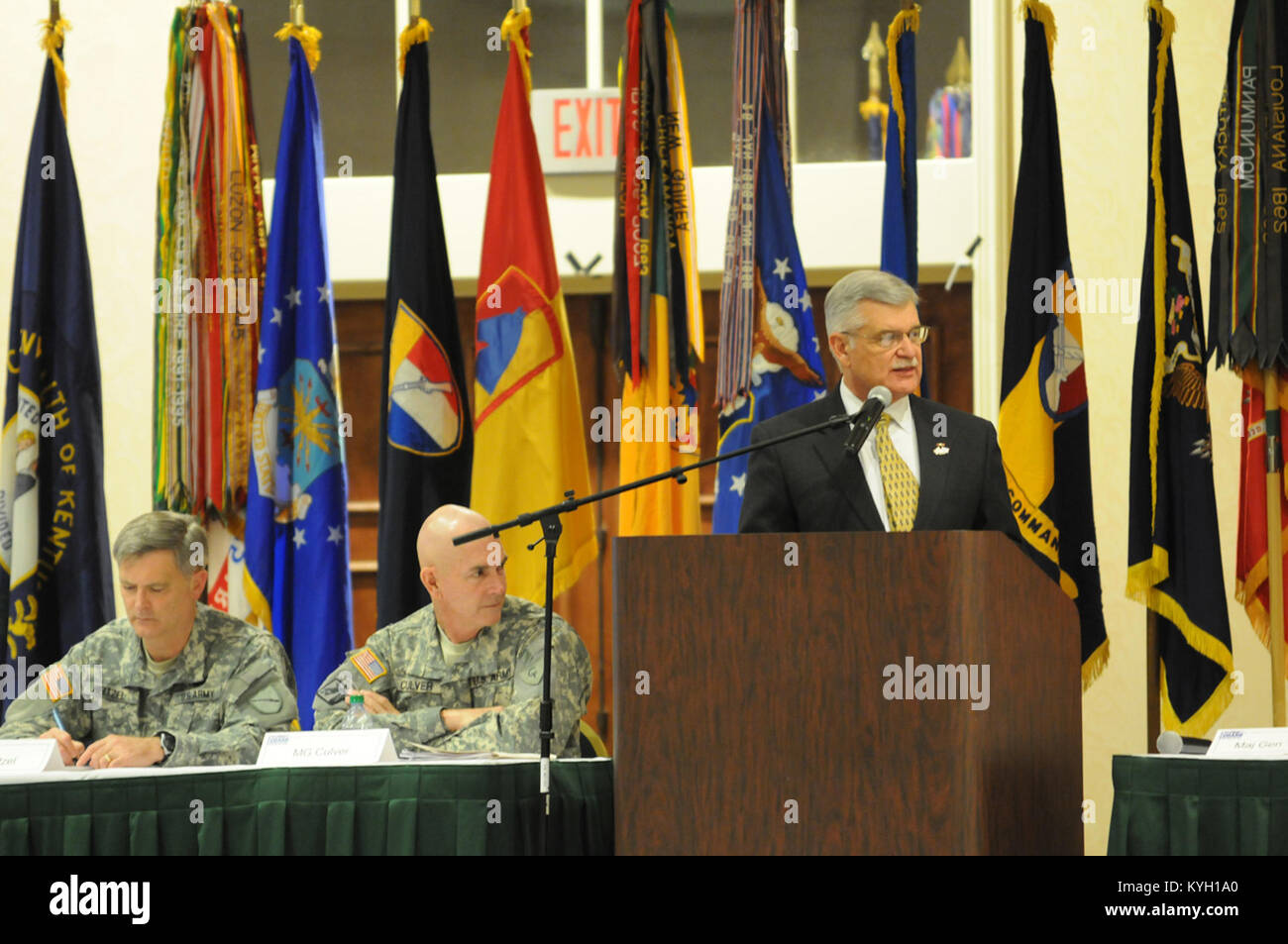 US Army National Guard conference and display Stock Photo - Alamy