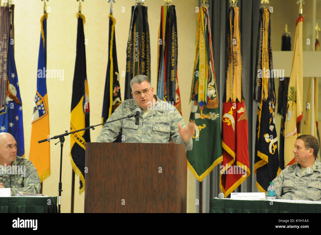 US Army National Guard conference and display Stock Photo - Alamy