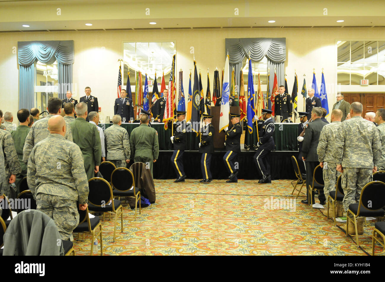 US Army National Guard conference and display Stock Photo - Alamy