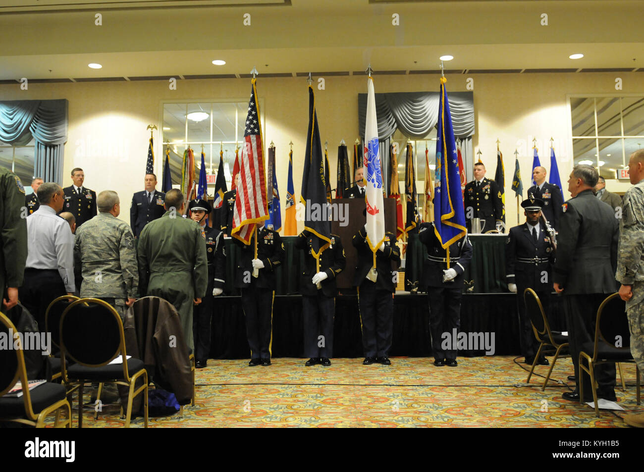 US Army National Guard conference and display Stock Photo - Alamy