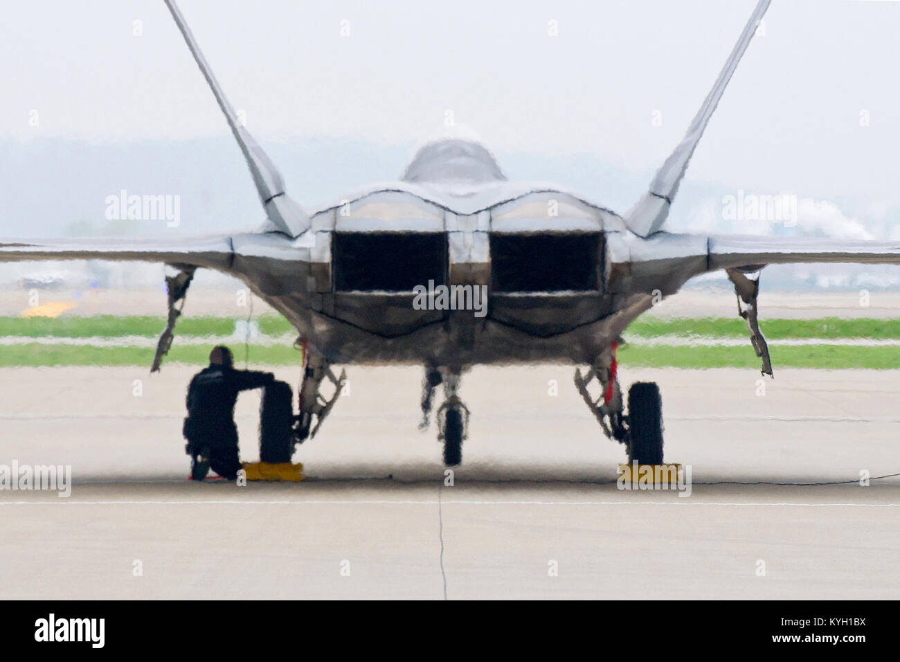 F 22 raptor demonstration team hi-res stock photography and images - Alamy
