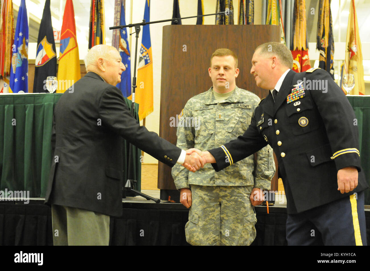 US army National Guard awards ceremony Stock Photo - Alamy