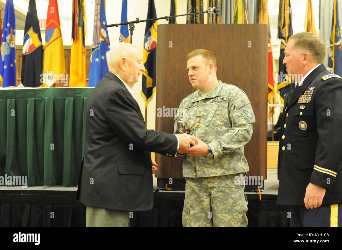 US army National Guard awards ceremony Stock Photo - Alamy