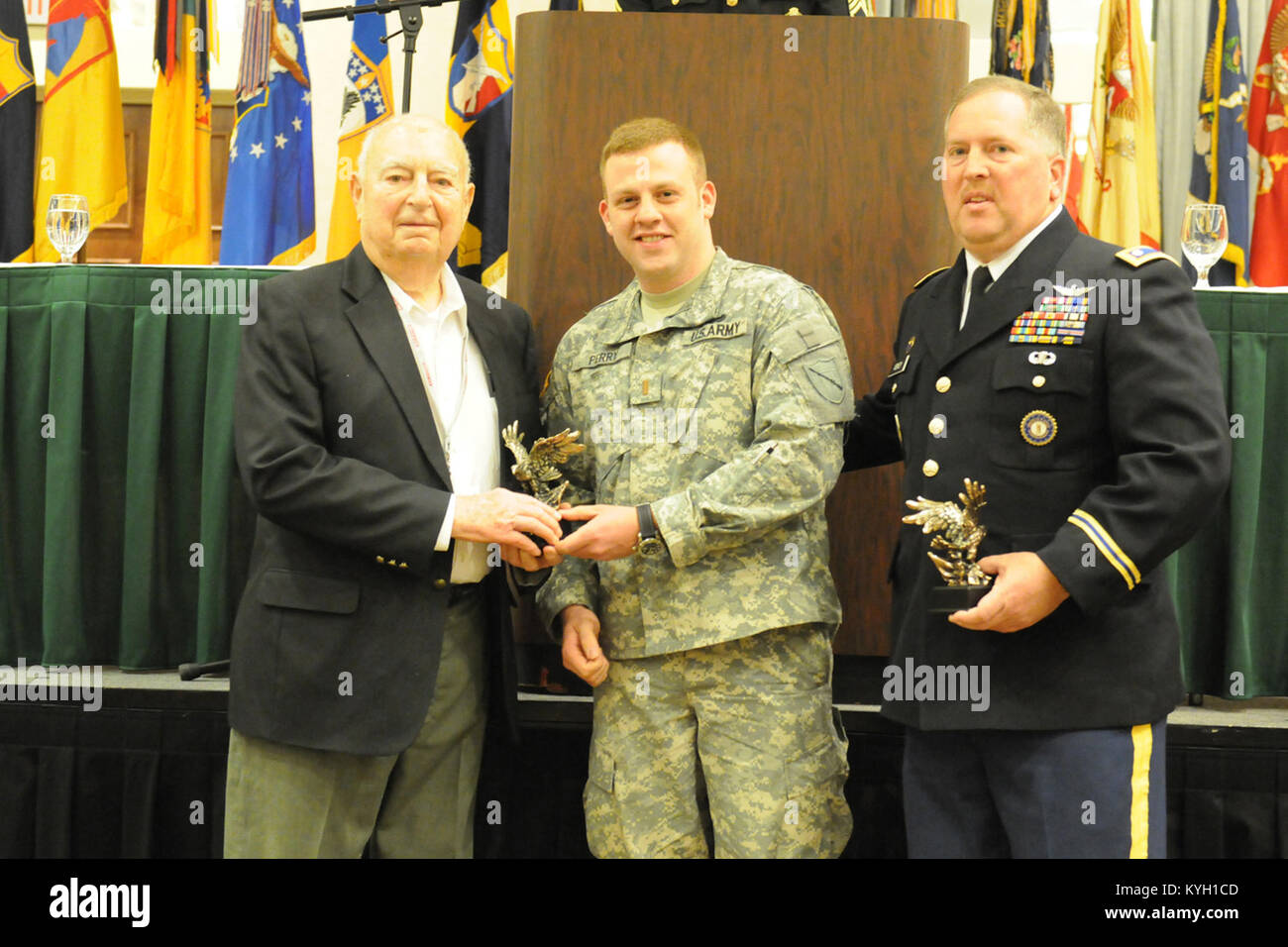 US army National Guard awards ceremony Stock Photo - Alamy