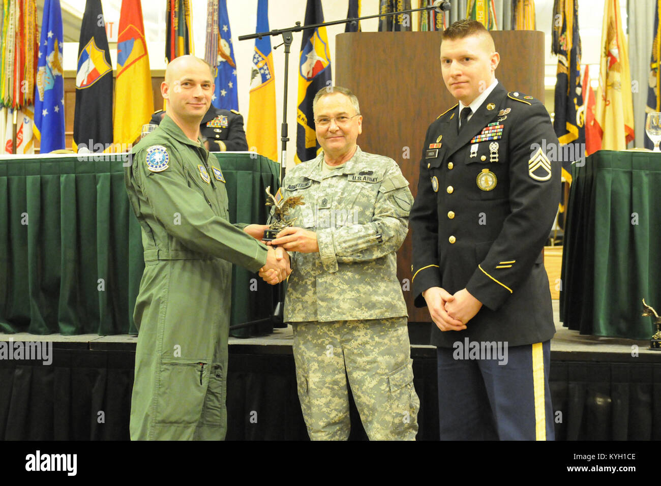 US army National Guard awards ceremony Stock Photo - Alamy