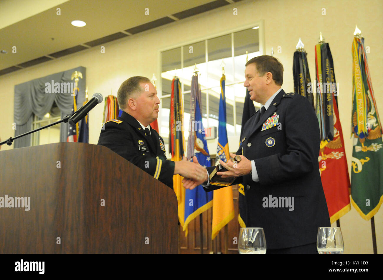 US army National Guard awards ceremony Stock Photo - Alamy
