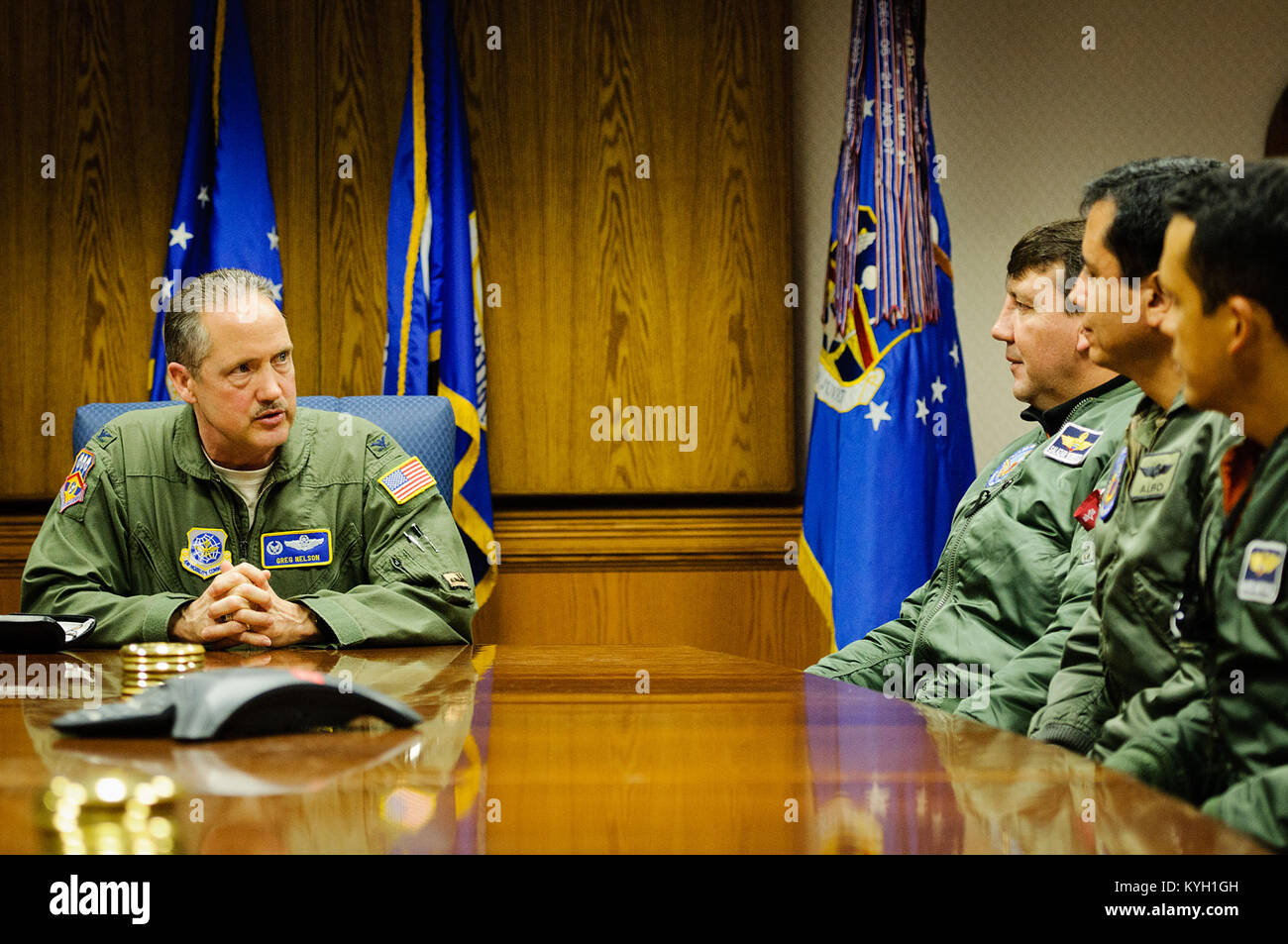 Col. Greg Nelson, Commander of the Kentucky Air National Guard’s 123rd ...