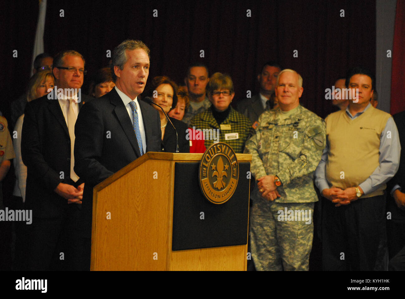 US army National Guard awards ceremony Stock Photo - Alamy