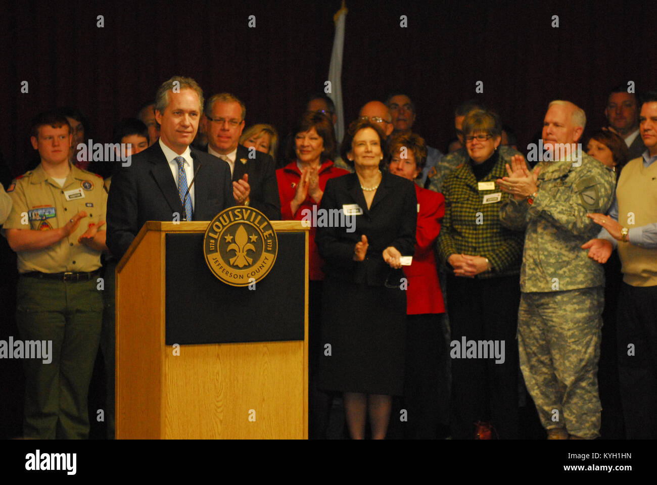 US army National Guard awards ceremony Stock Photo - Alamy