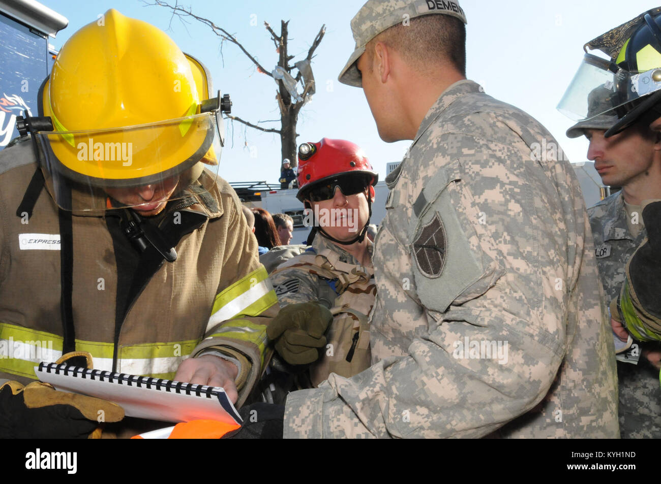 Staff Sgt. Michael Dement, 301st Chemical Company, and Tech. Sgt. Nate ...
