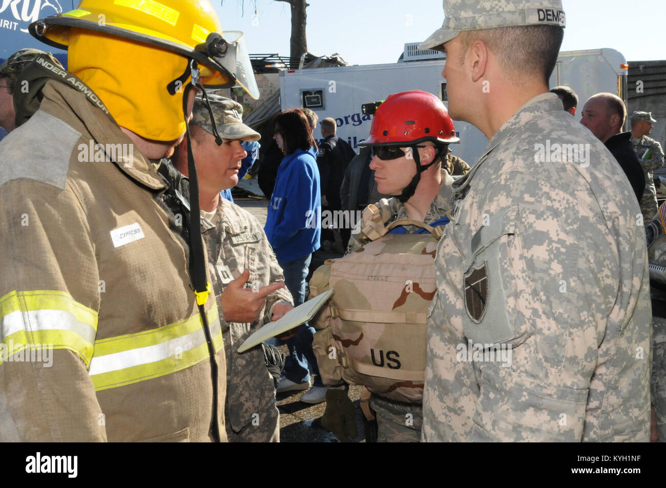 Staff Sgt. Michael Dement, 301st Chemical Company, and Tech. Sgt. Nate ...