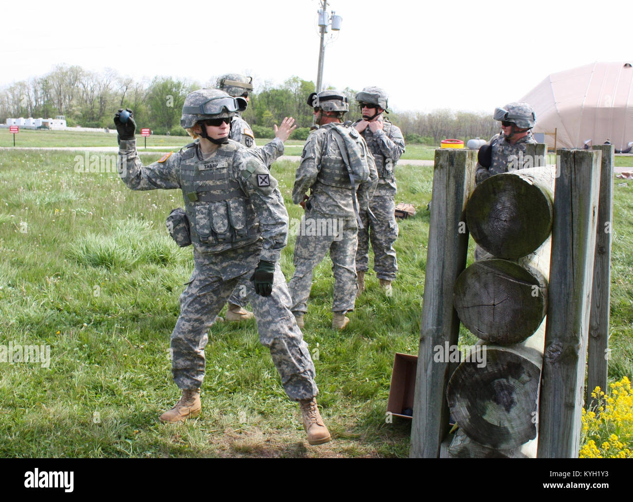 1st Lt. Jessica Tharp of Det 1 Charlie Co. 2/238th MEDEVAC Unit ...