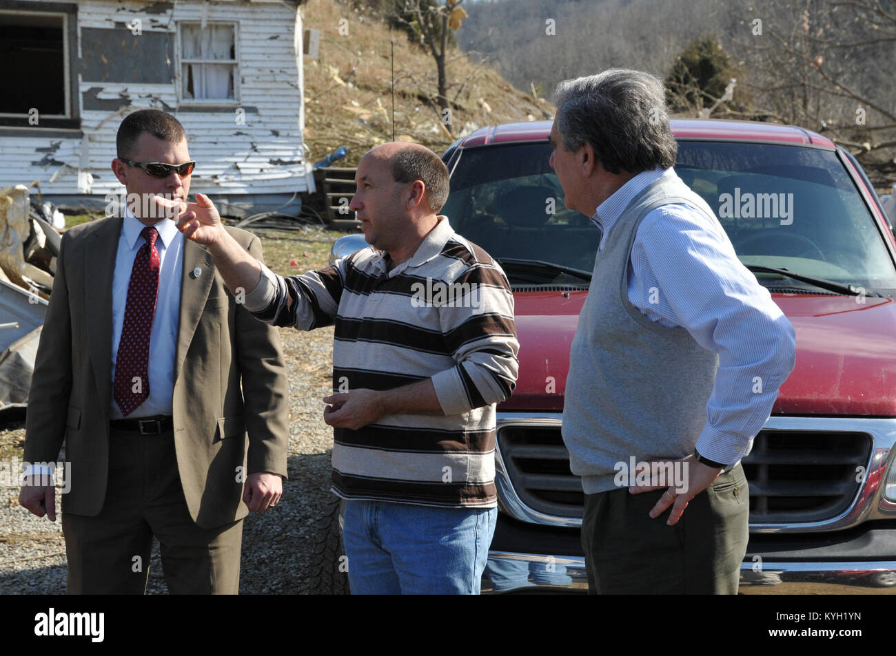 Lieutenant Governor Jerry Abramson, Senator Walter Blevins, Senator Ray ...
