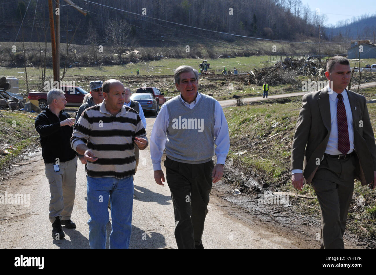 Lieutenant Governor Jerry Abramson, Senator Walter Blevins, Senator Ray ...