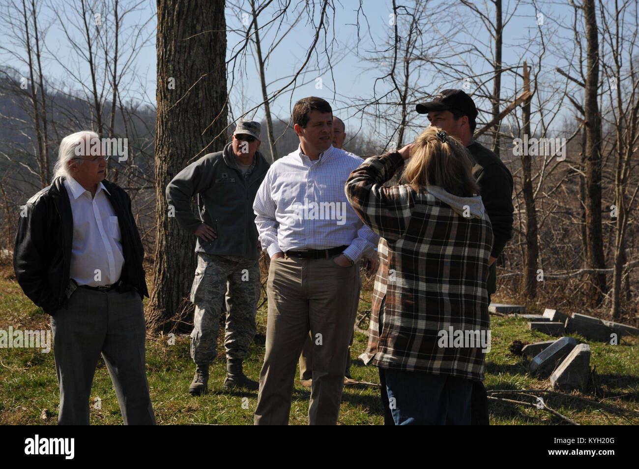Lieutenant Governor Jerry Abramson, Senator Walter Blevins, Senator Ray ...