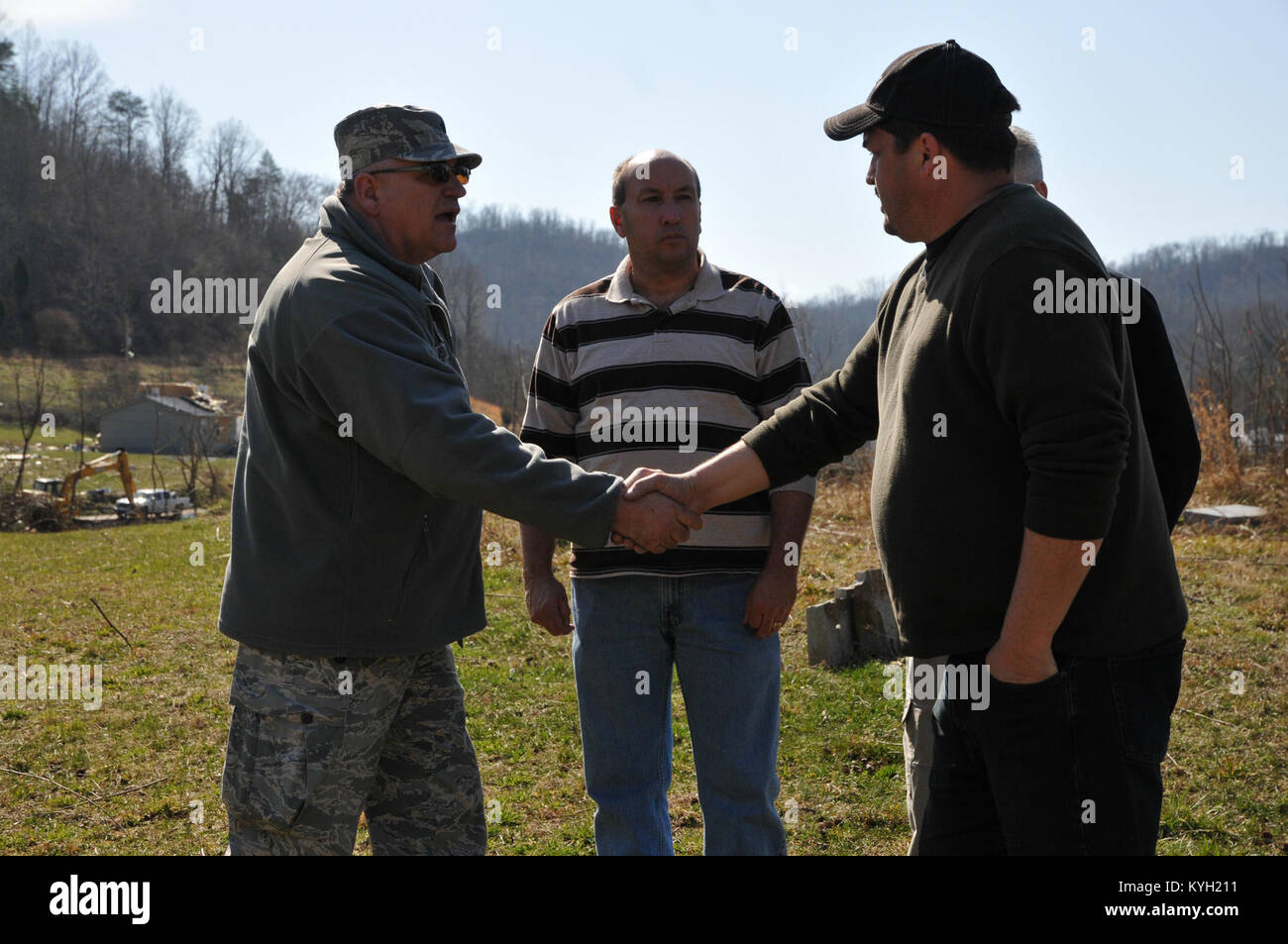 Lieutenant Governor Jerry Abramson, Senator Walter Blevins, Senator Ray ...