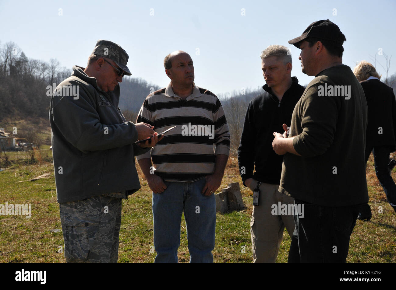 Lieutenant Governor Jerry Abramson, Senator Walter Blevins, Senator Ray ...
