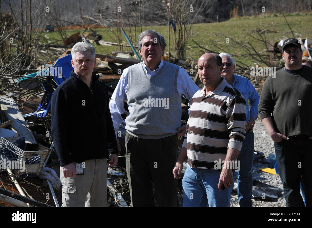 Lieutenant Governor Jerry Abramson, Senator Walter Blevins, Senator Ray ...