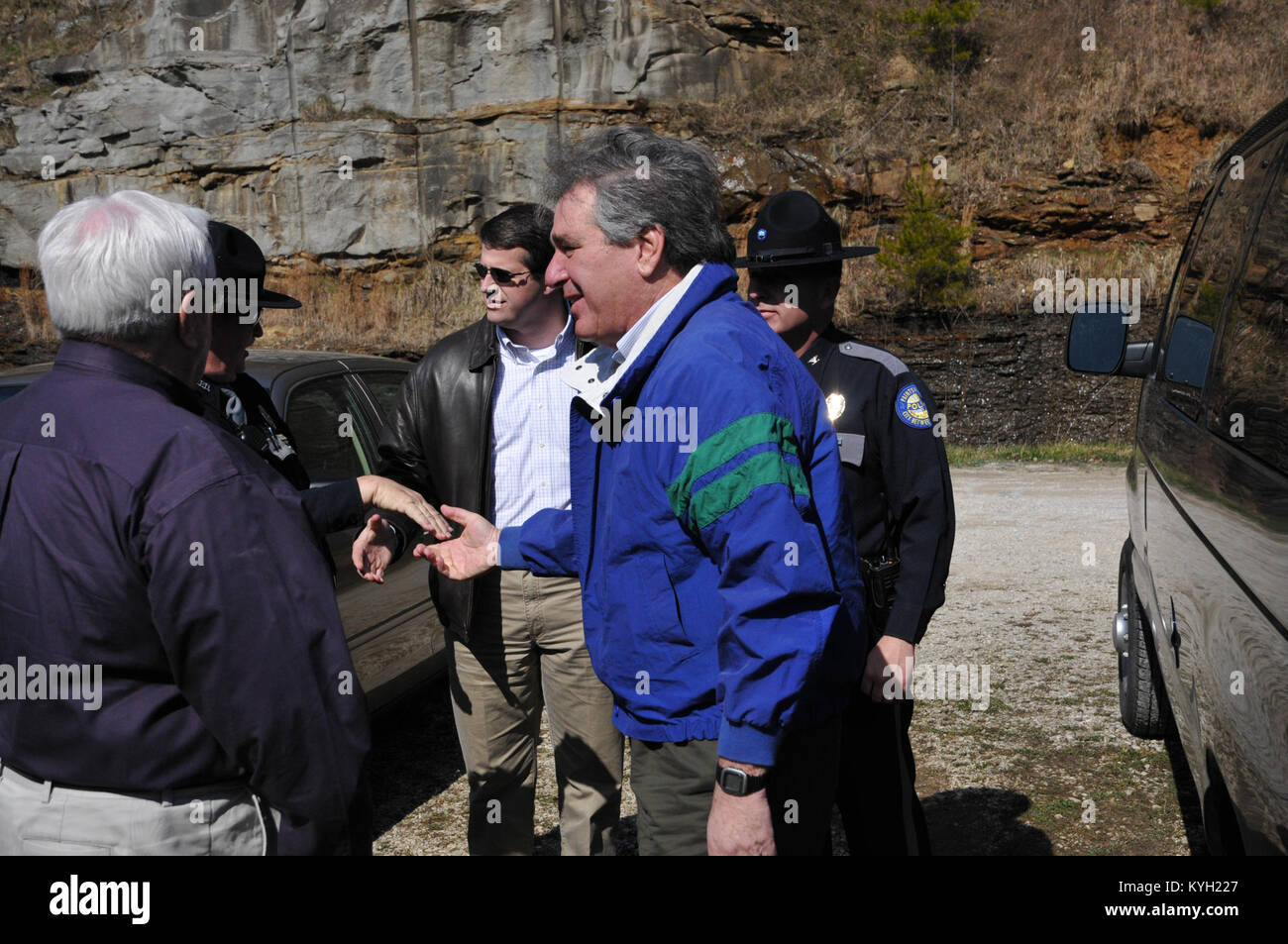 Lieutenant Governor Jerry Abramson, Senator Walter Blevins, Senator Ray ...