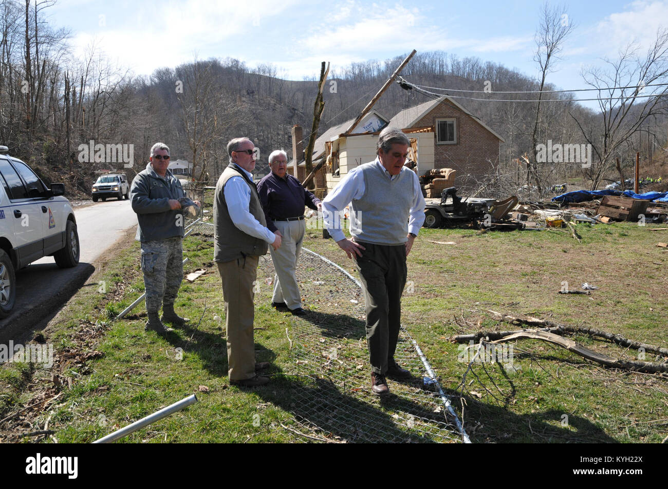 Lieutenant Governor Jerry Abramson, Senator Walter Blevins, Senator Ray ...