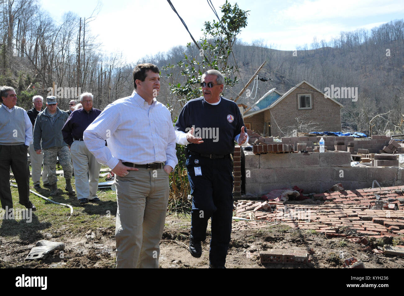 Lieutenant Governor Jerry Abramson, Senator Walter Blevins, Senator Ray ...