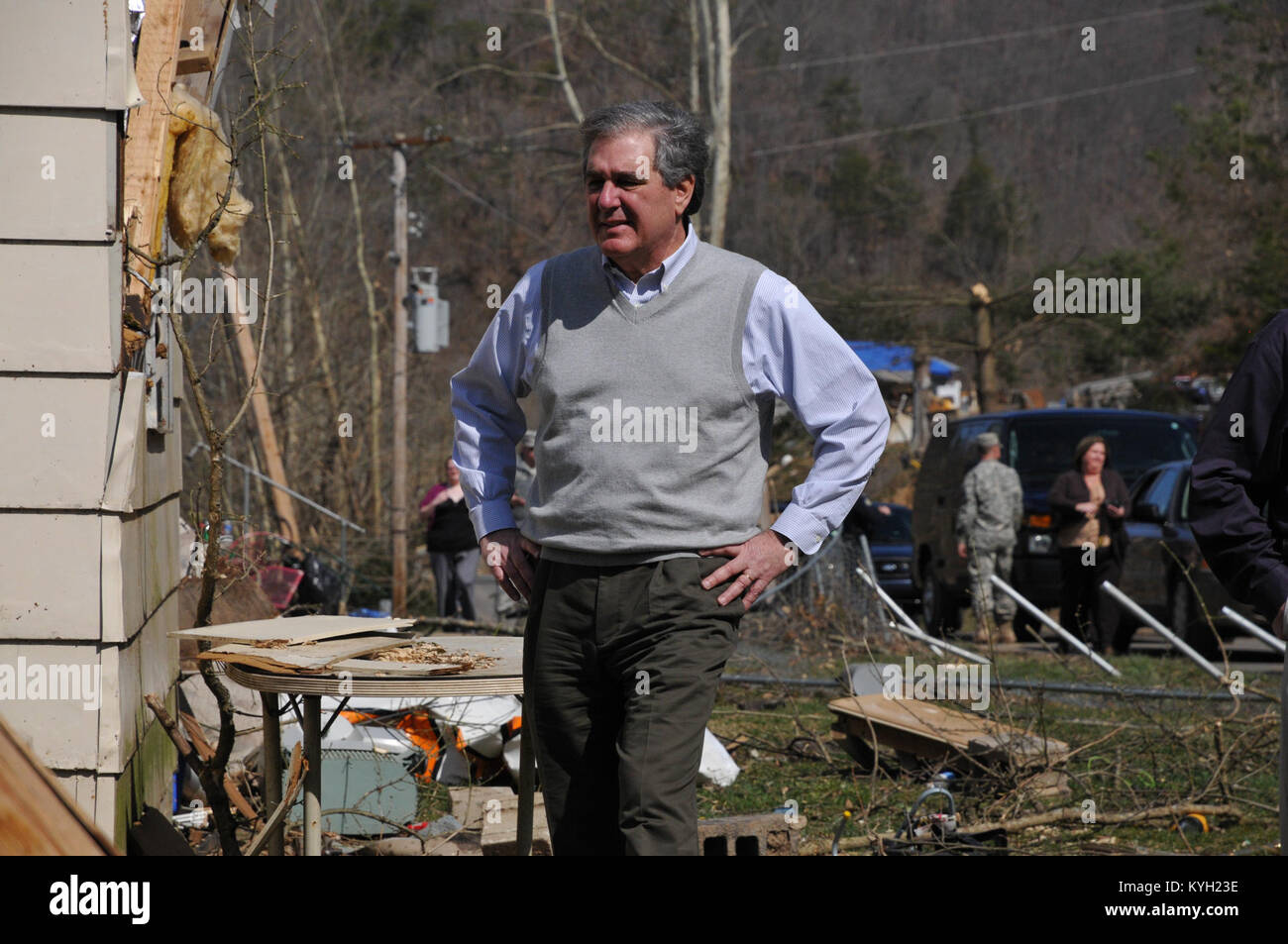 Lieutenant Governor Jerry Abramson, Senator Walter Blevins, Senator Ray ...