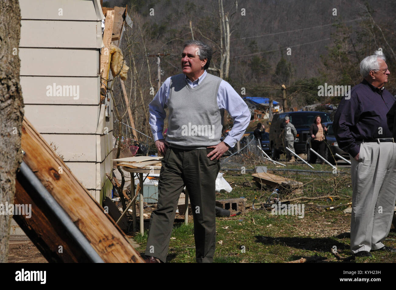 Lieutenant Governor Jerry Abramson, Senator Walter Blevins, Senator Ray ...
