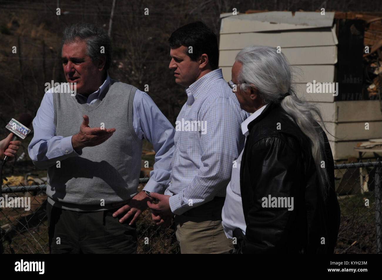 Lieutenant Governor Jerry Abramson, Senator Walter Blevins, Senator Ray ...