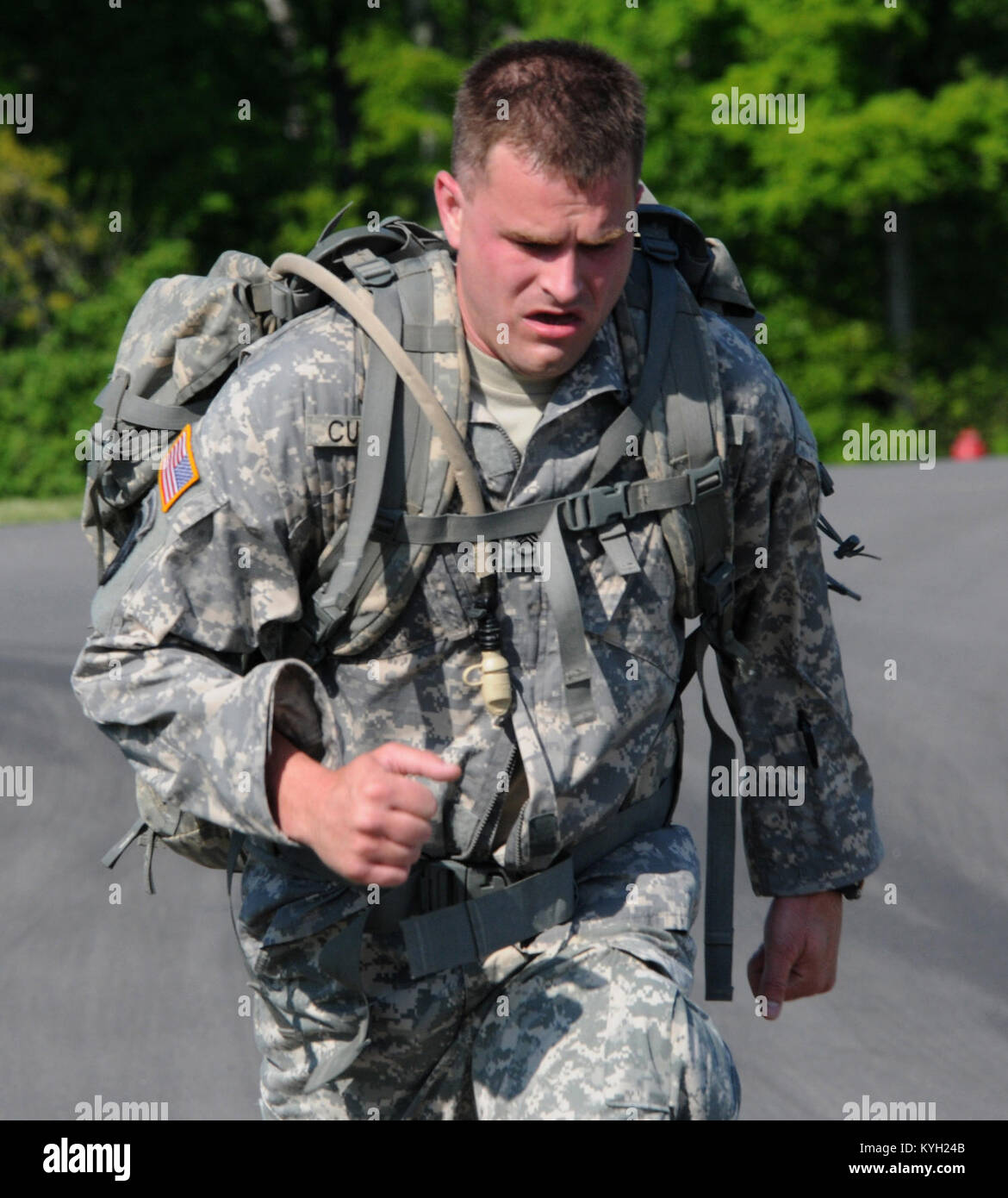 Army National Guard Staff Sgt. Chad E. Culler, a platoon sergeant with ...