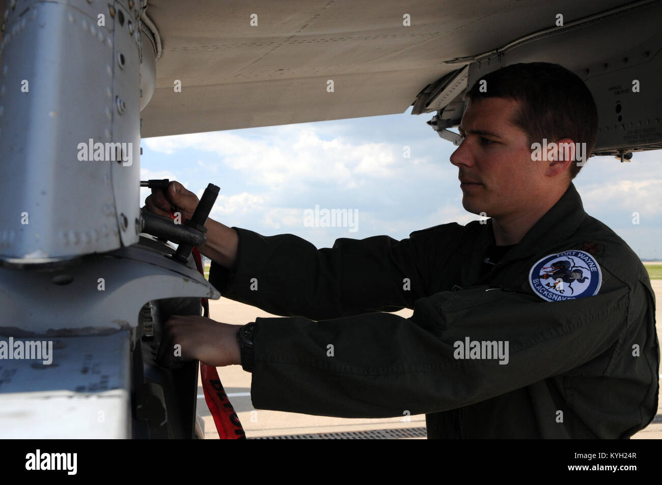 Air Force Maj. Curt W. Martin, an A-10C Warthog pilot of the 122nd ...