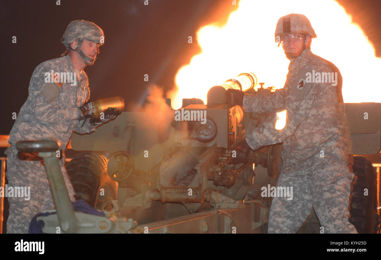 A field artillery forward observer with the 138th fires brigade hi-res ...
