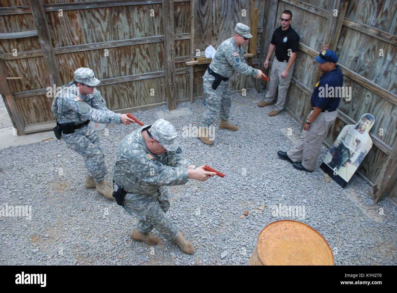 US military army National Guard training and assisting Stock Photo - Alamy