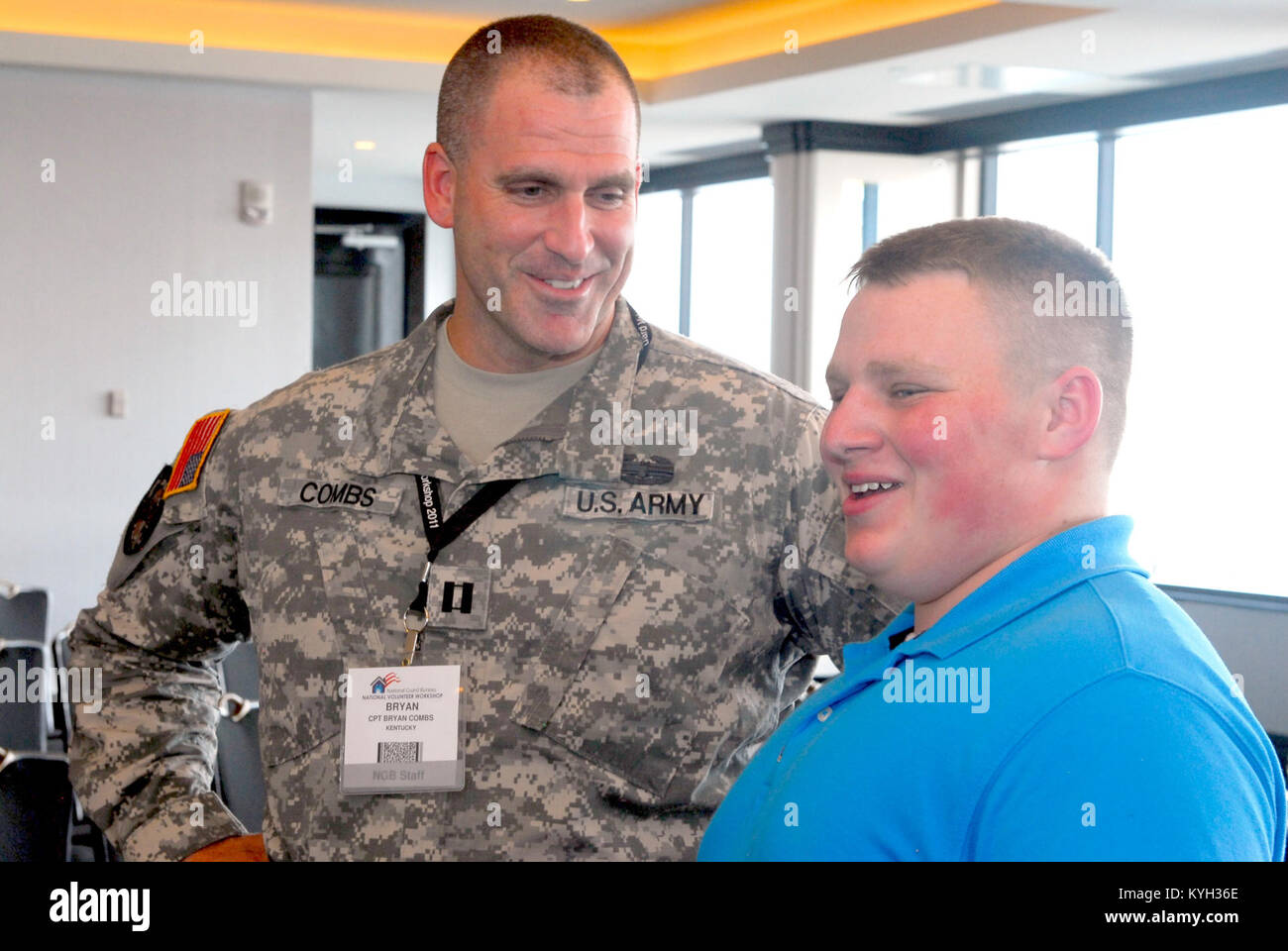 Capt. Bryan Combs, Family Programs Director for the Kentucky National ...