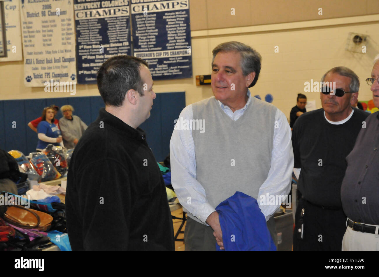 Lieutenant Governor Jerry Abramson, Senator Walter Blevins, Senator Ray ...