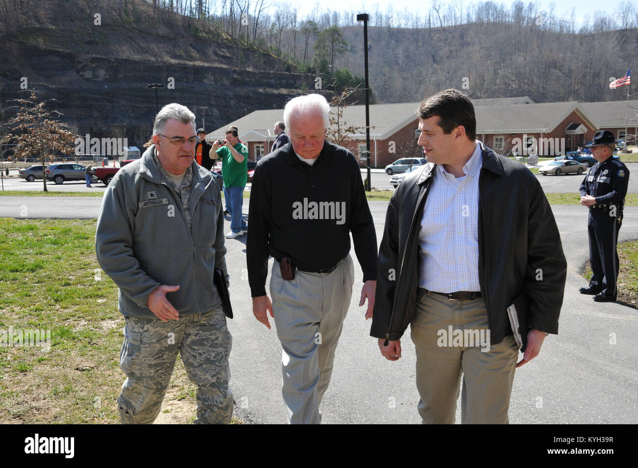 Lieutenant Governor Jerry Abramson, Senator Walter Blevins, Senator Ray ...