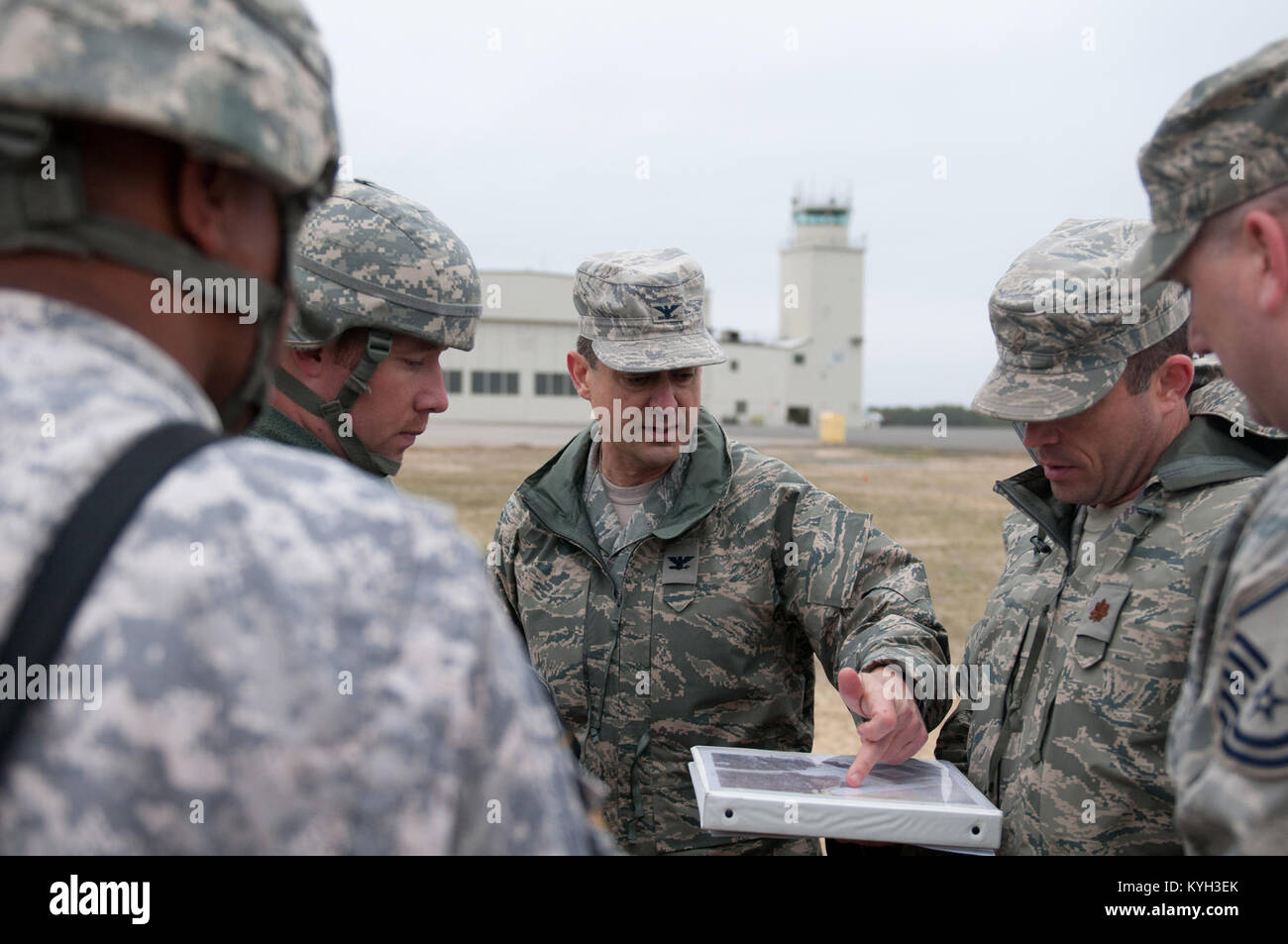 Col. Warren Hurst, commander of the Kentucky Air National Guard’s 123rd ...
