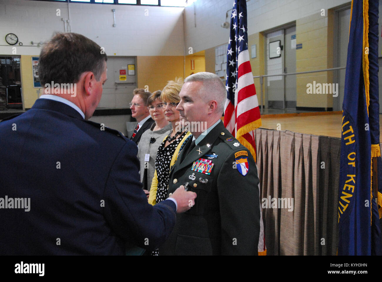 Lt. Col. Hal Lamberton, Director of Human Resources for the Kentucky ...