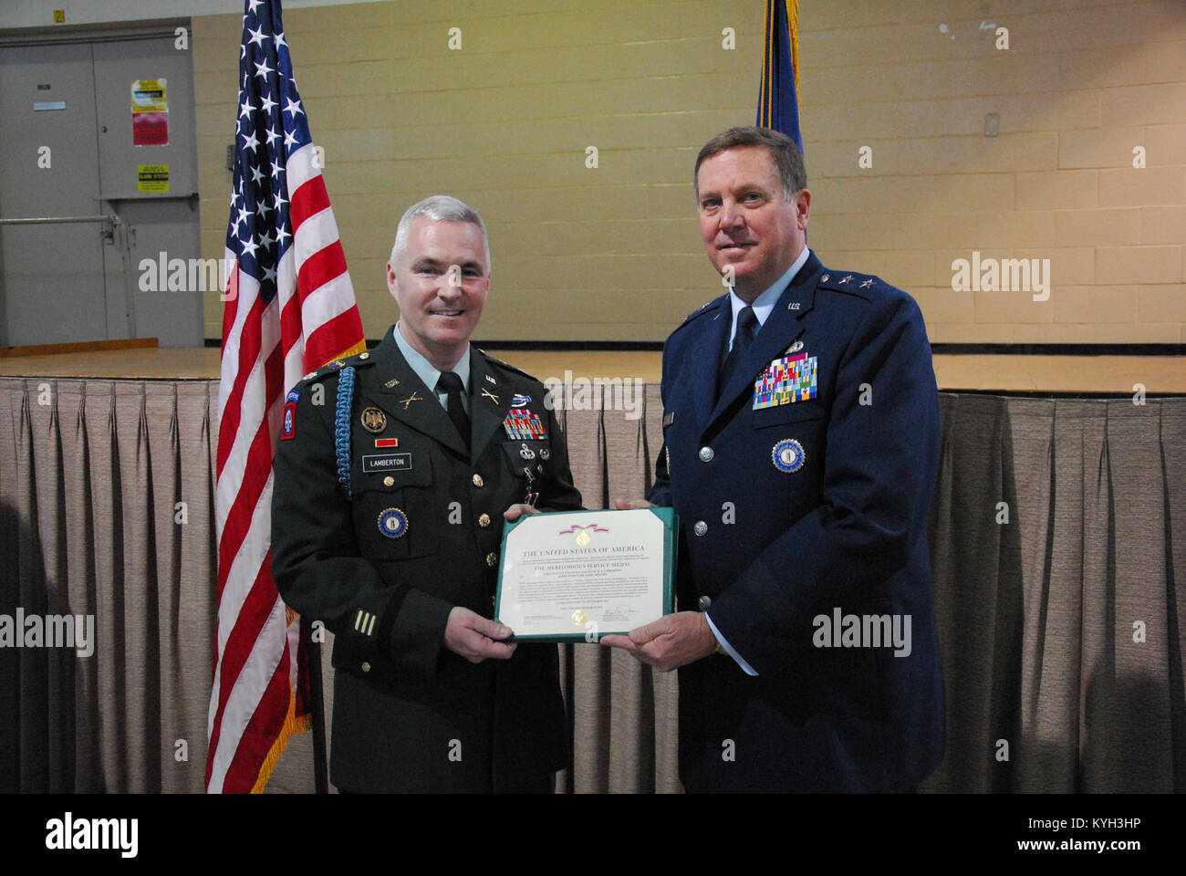 Lt. Col. Hal Lamberton, Director of Human Resources for the Kentucky ...
