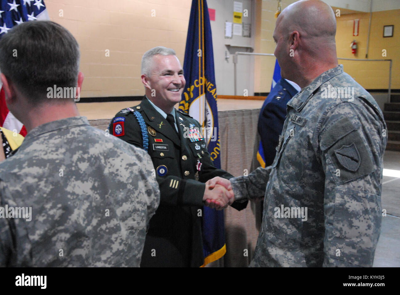 Lt. Col. Hal Lamberton, Director of Human Resources for the Kentucky ...