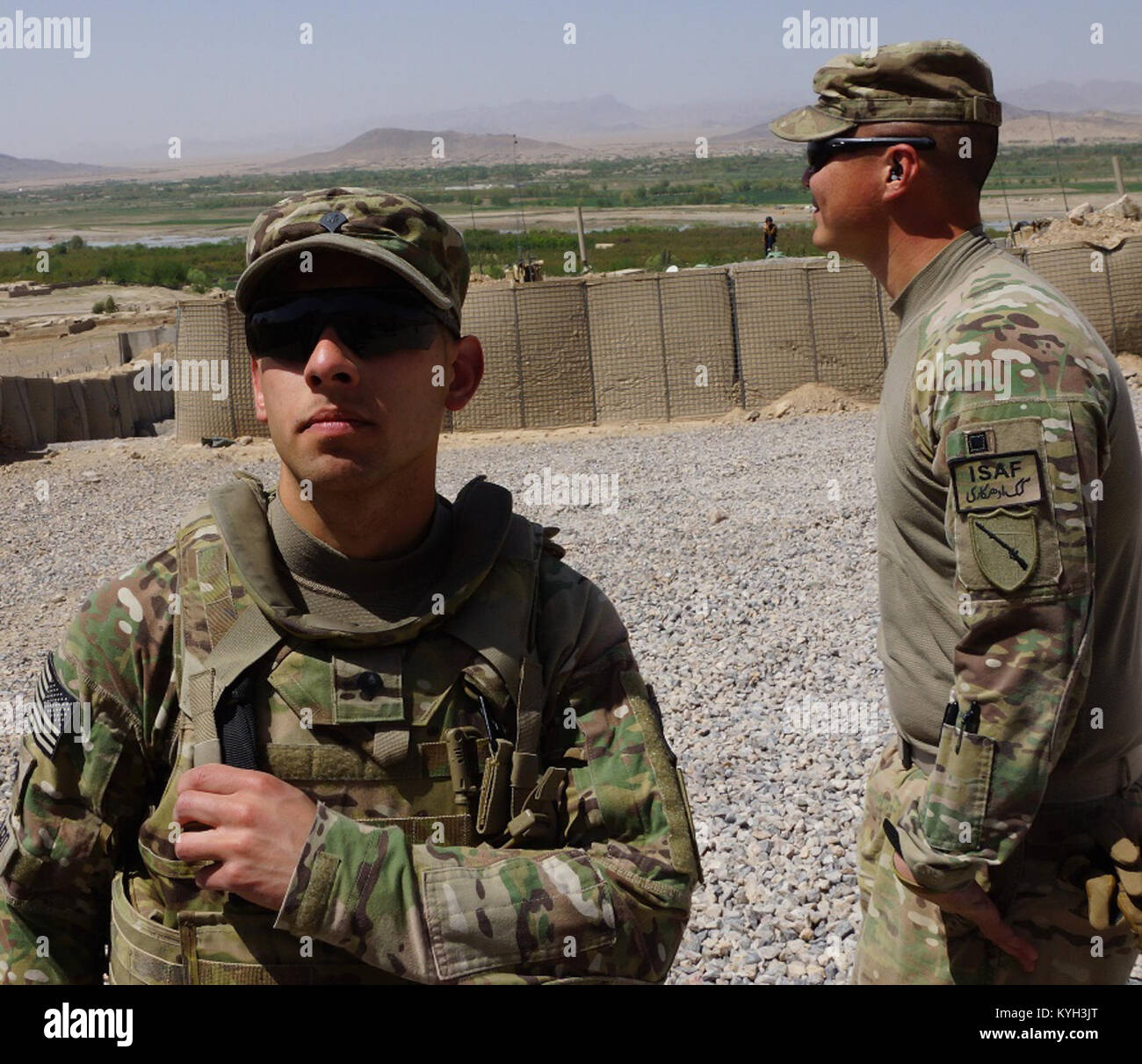 Air Force Staff Sgt. Jonathon Stribling (right) of Louisville, Ky ...