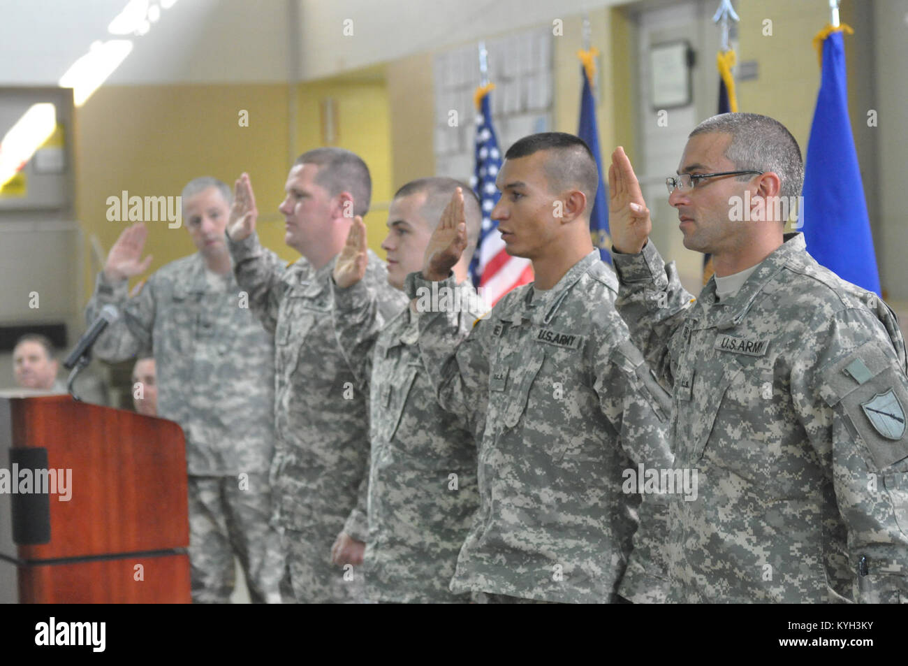 US Army National Guard parade and ceremony Stock Photo - Alamy