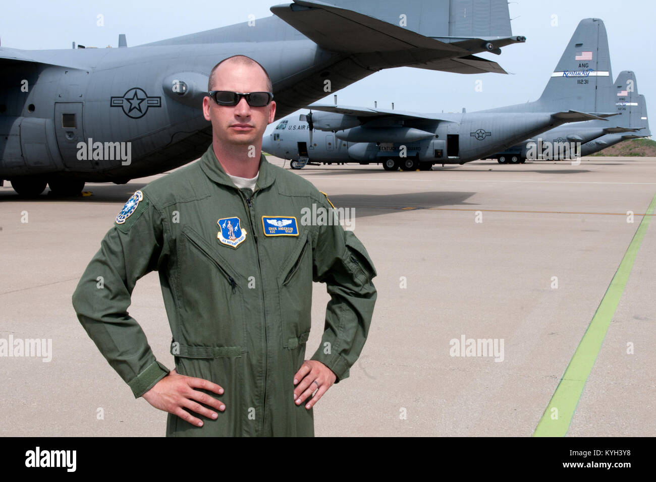 Airman 1st Class Erick Anderson is a Loadmaster for the 165th Airlift ...