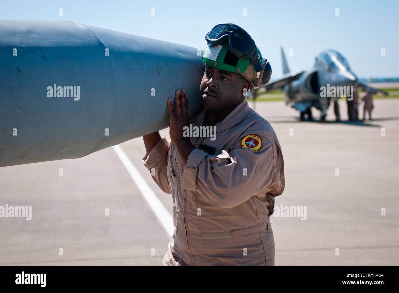 Cpl. Douglas Gray, an avionics technician from the 203rd Vertical ...
