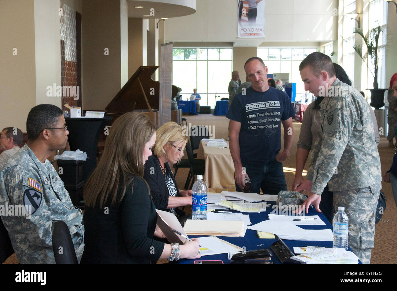 SFC Michael Oliver Libby Cox and Becca Kemp register family members ...