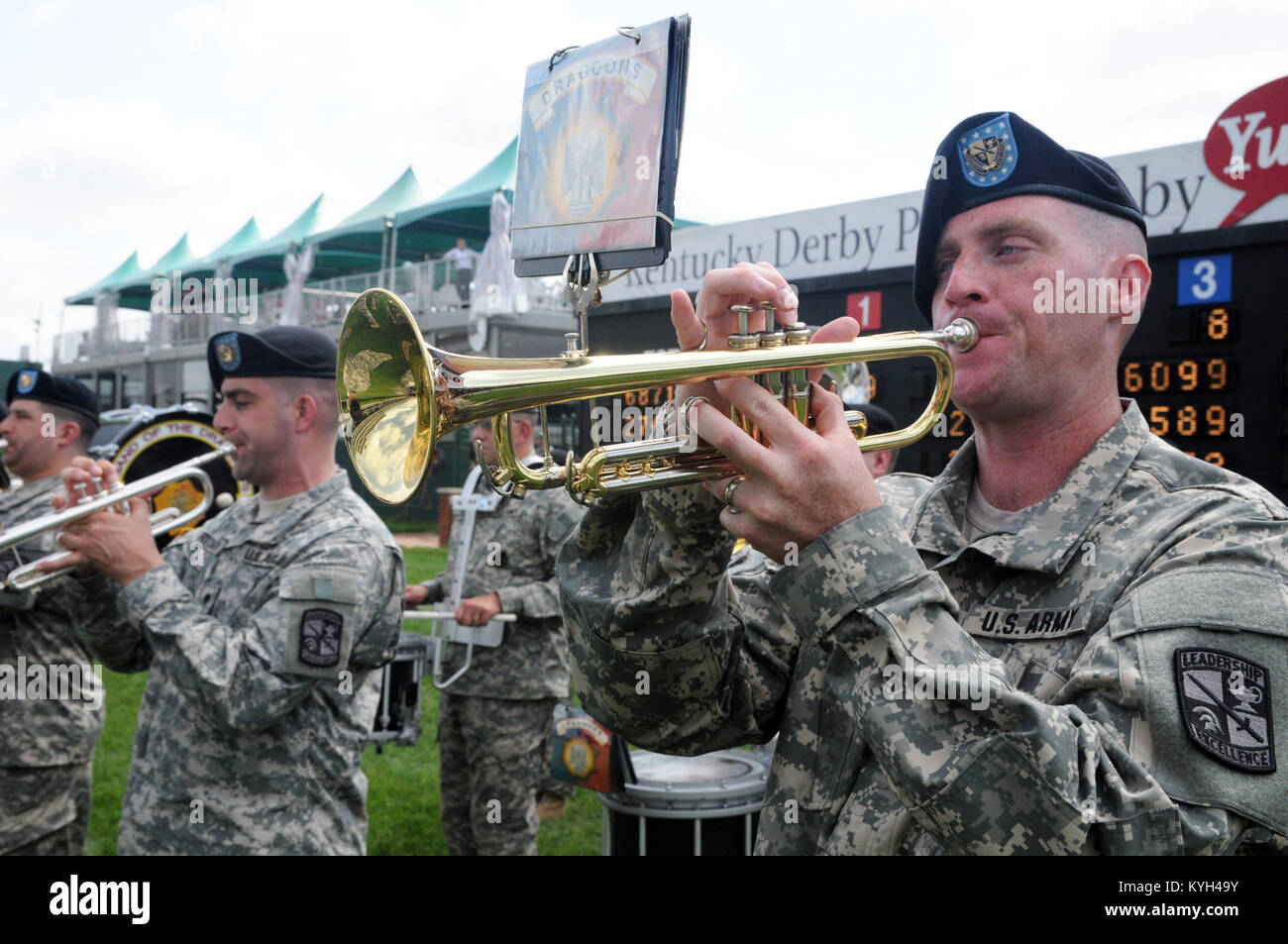 Army Sgt. Joshua M. Rux, a musician with the 113th Army Band stationed ...