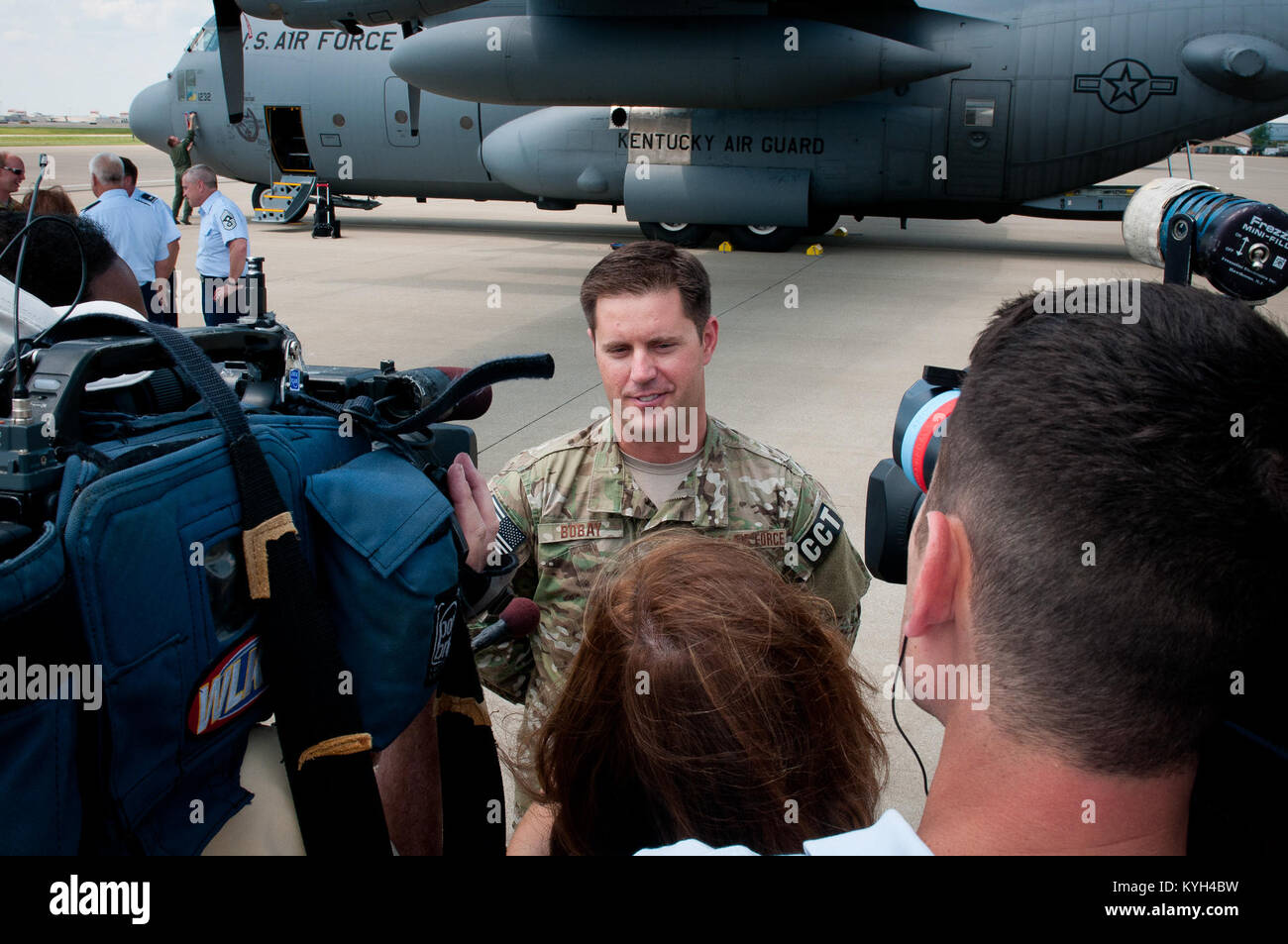 Tech. Sgt. Harley Bobay with the Kentucky Air National Guard, 123rd ...