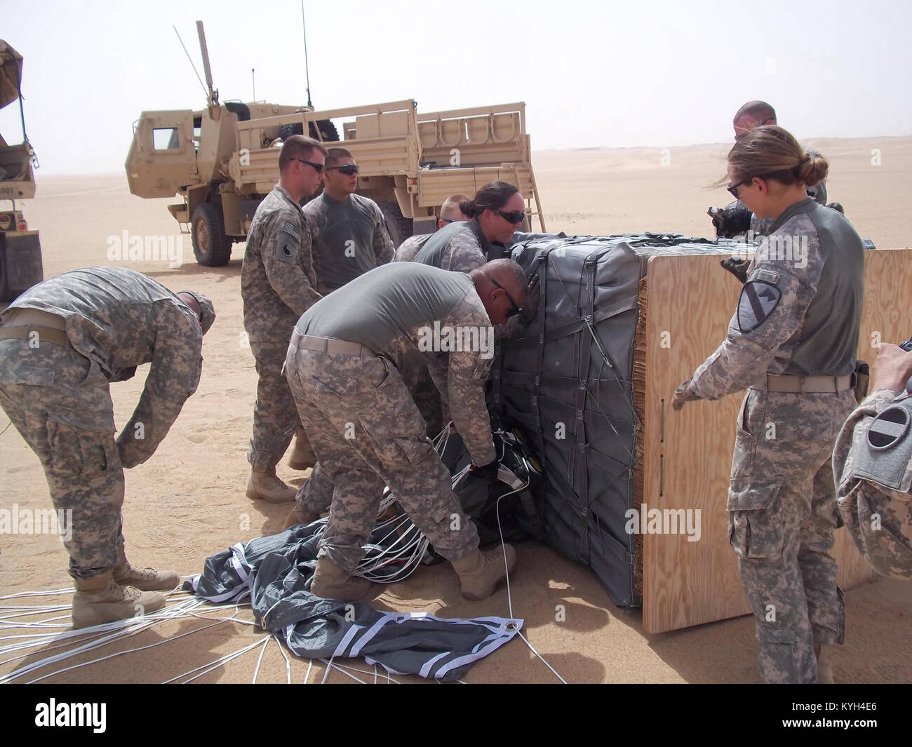 Soldiers of the 1204th Aviation Support Battalion and 1st Battalion ...
