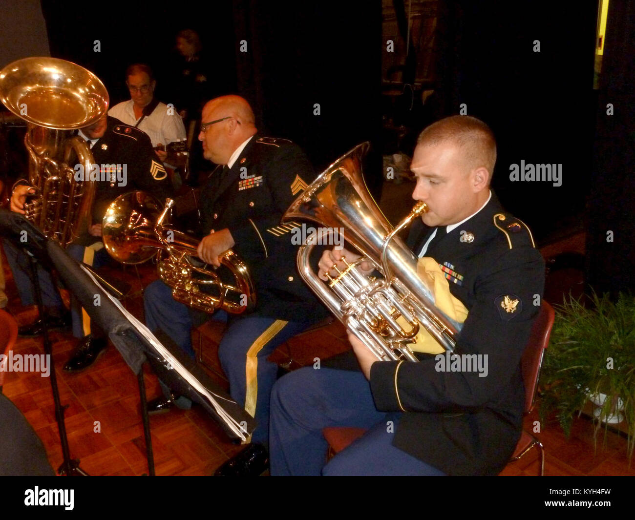 US military band concert Stock Photo - Alamy