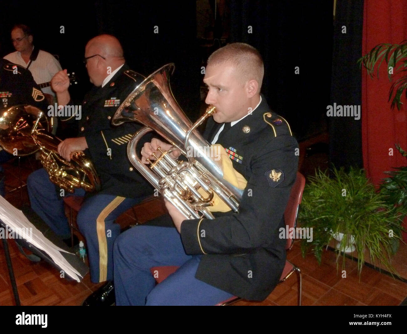 US military band concert Stock Photo - Alamy
