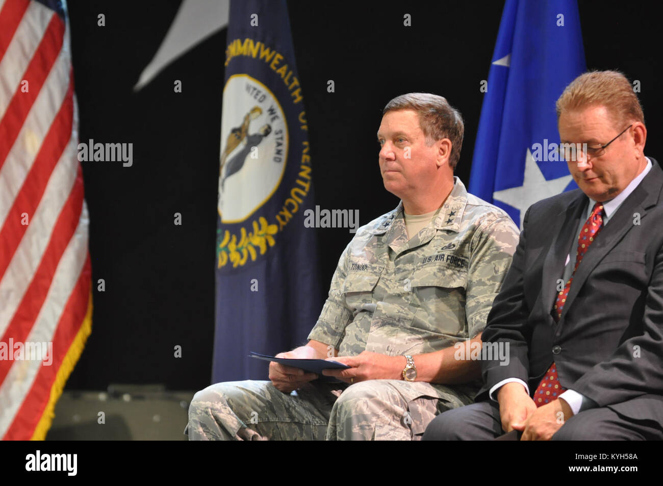 Maj. Gen. Edward W. Tonini, Kentucky's Adjutant General, and State ...